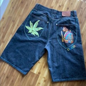 COOGI Shorts | Denim With Colorful Stitching | Poshmark